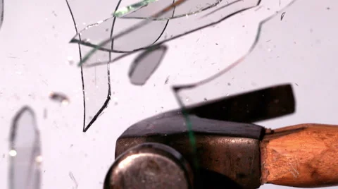 Smashing Glass Stock Footage ~ Royalty Free Stock Videos | Pond5