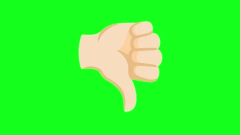 hand animation on green screen | Stock Video | Pond5