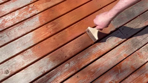Deck Stain Stock Video Footage | Royalty Free Deck Stain Videos | Pond5