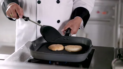 hand chef cooking kitchen school show fr... | Stock Video | Pond5