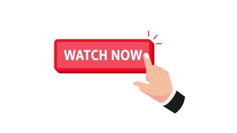 Hand clicking watch now button with whit... | Stock Video | Pond5