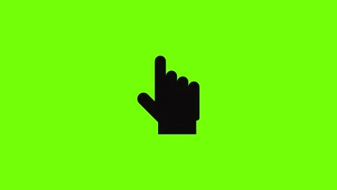 hand cursor website icon animation | Stock Video | Pond5