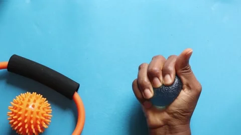 hand doing a moviment with little pilate... | Stock Video | Pond5