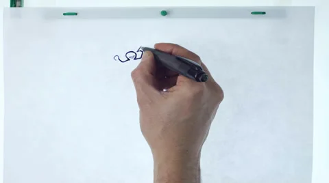 Hand Stop Drawing Stock Video Footage | Royalty Free Hand Stop Drawing ...