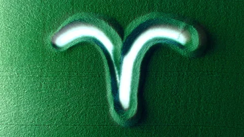 Hand drawing the Aries horoscope sign sy... | Stock Video | Pond5