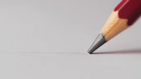 Hand drawing a flat gray line | Stock Video | Pond5
