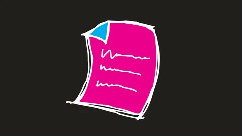 hand drawing icon black screen with them... | Stock Video | Pond5