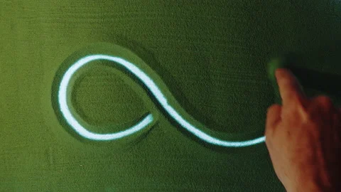 Hand drawing the the Infinity symbol in ... | Stock Video | Pond5