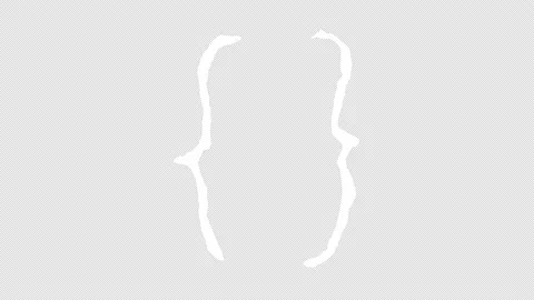 Hand Drawing Math Symbol Curly Brackets | Stock Video | Pond5