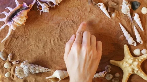 Hand drawing Number Six 6 symbol in the ... | Stock Video | Pond5