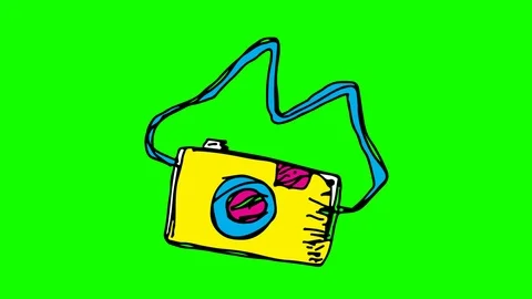 hand drawing symbol green screen with th... | Stock Video | Pond5