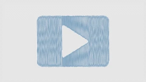 Hand Drawn Animated Video Play Button Ic... | Stock Video | Pond5
