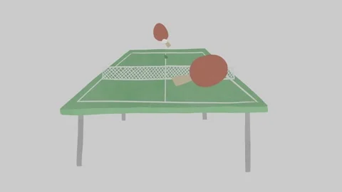 Hand drawn animation of a table tennis g... | Stock Video | Pond5