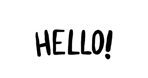 Hand drawn animation of word HELLO!. Fra... | Stock Video | Pond5
