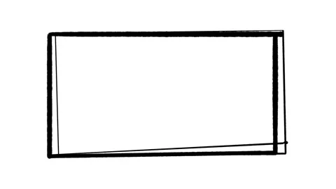 Hand drawn cartoon frame, animated borde... | Stock Video | Pond5