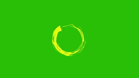 Hand-Drawn Circle Scribble Animation –... | Stock Video | Pond5