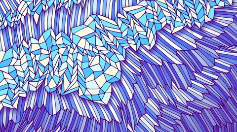 Hand drawn crystalline structure backgro... | Stock Video | Pond5