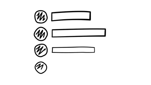 Hand-drawn diagram of horizontal columns... | Stock Video | Pond5