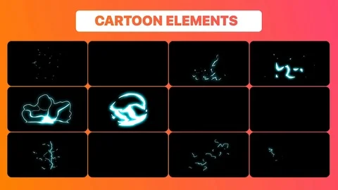 After Effects: Hand Drawn Electric Elements #93119548
