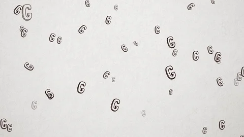Hand Drawn Letter G Seamless Background ... | Stock Video | Pond5