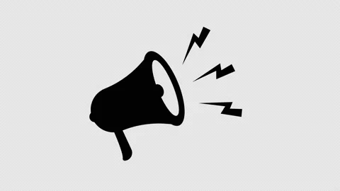 Hand drawn loud speaker animation with a... | Stock Video | Pond5