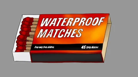 Hand Drawn Match Box Animation with Tran... | Stock Video | Pond5