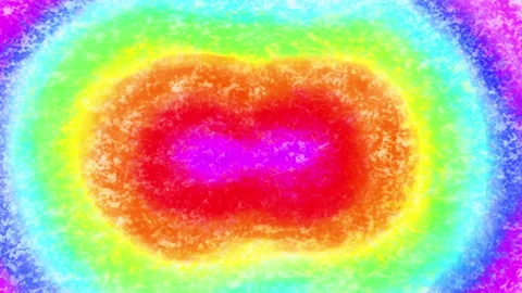 Hand drawn rainbow loop background with ... | Stock Video | Pond5