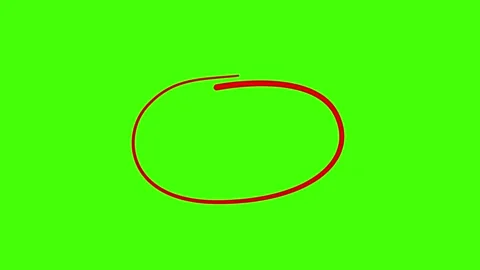 Red Circle Green Screen Stock Videos – Royalty-Free HD & 4K Videos