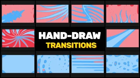 Hand Drawn Transition ~ After Effects Template #221751567