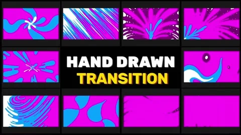 After Effects Template: Hand Drawn Transition #221760013