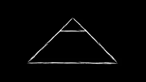 Hand Drawn Triangle Pyramid Loop Animati... | Stock Video | Pond5