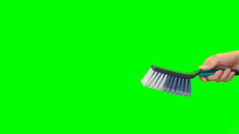Hand enter and exit Green Screen Chroma ... | Stock Video | Pond5
