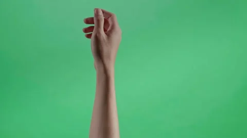 hand Green screen (25)aHand Pull To Down... | Stock Video | Pond5