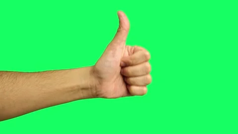 Hand on green screen background, green s... | Stock Video | Pond5
