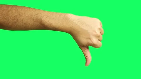 Hand on green screen background, green s... | Stock Video | Pond5