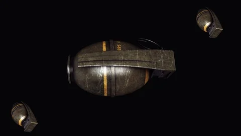 Hand grenade. Animation of Hand grenade ... | Stock Video | Pond5