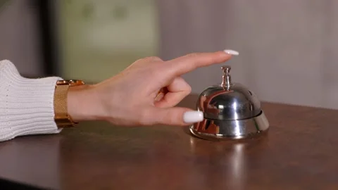 Hotel Reception Bell Stock Video Footage | Royalty Free Hotel Reception ...