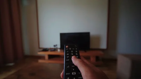 Changing Tv Channel Stock Footage ~ Royalty Free Stock Videos | Pond5