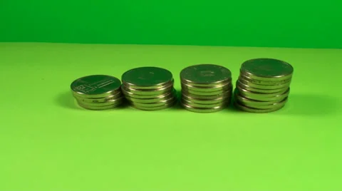 Green Screen Money Stacks Stock Video Footage | Royalty Free Green ...