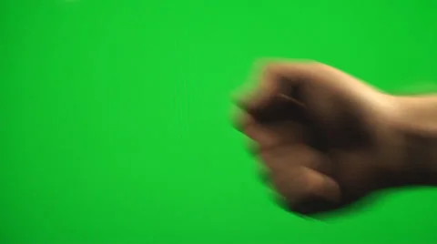 Hand Making The Call Me Sign On A Green ... | Stock Video | Pond5