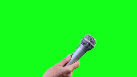 Microphone Green Screen Mic Stock Video Footage | Royalty Free ...