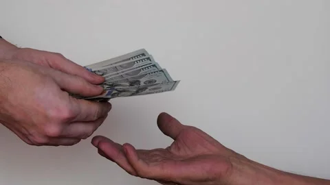 the hand of an old man asking for help, ... | Stock Video | Pond5