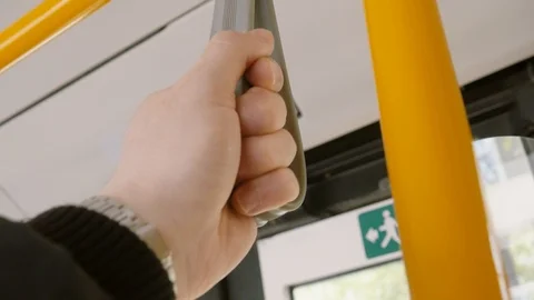 Bus Handrail Stock Video Footage | Royalty Free Bus Handrail Videos | Pond5