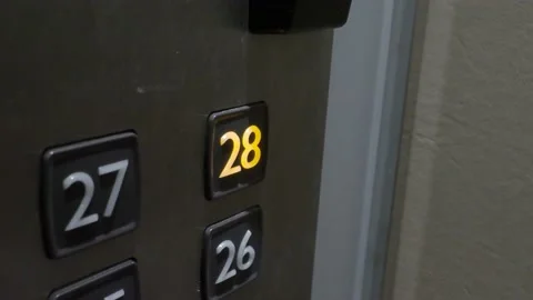 Hand Pressing Lift Button Stock Video Footage | Royalty Free Hand ...