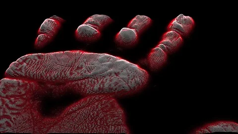 Hand print texture | Stock Video | Pond5
