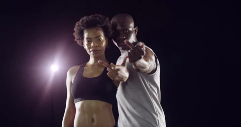 Hand, rude and middle finger for fitness... | Stock Video | Pond5