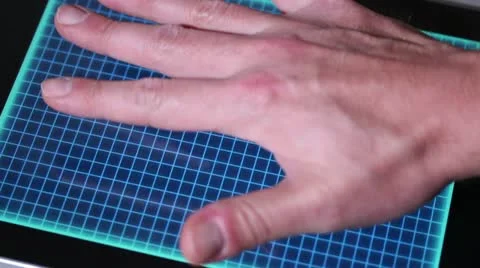 Hand Scanner Stock Footage ~ Royalty Free Stock Videos | Pond5