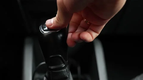 Hand Shifting Gears on Manual Gearbox Ca... | Stock Video | Pond5