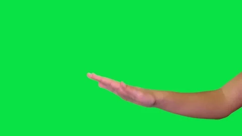 hand sign calm down of girl hand | Stock Video | Pond5