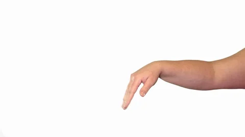 hand sign go away of female hand | Stock Video | Pond5
